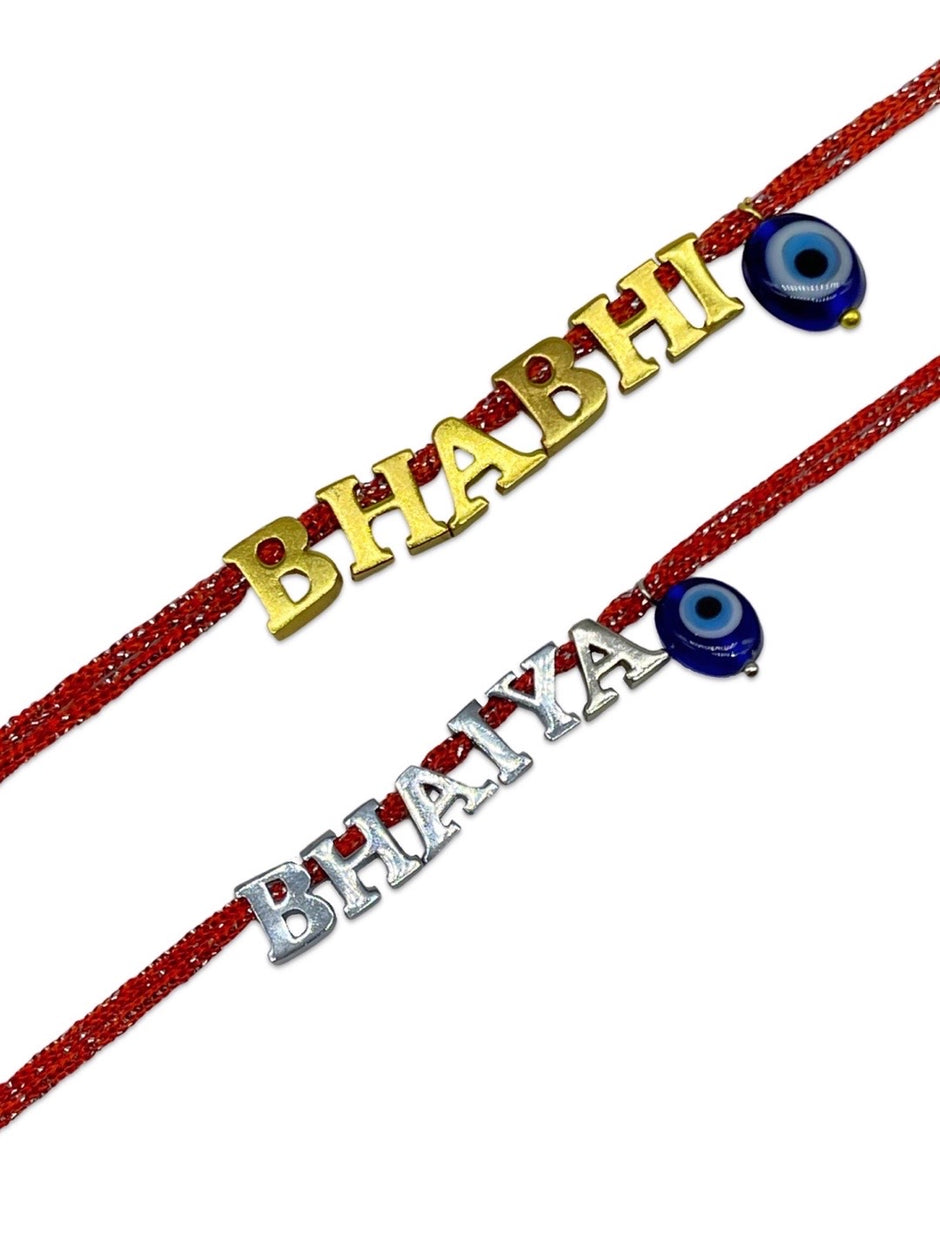 Designer Customized Full Name Pendant Rakhi | Digital Dress Room