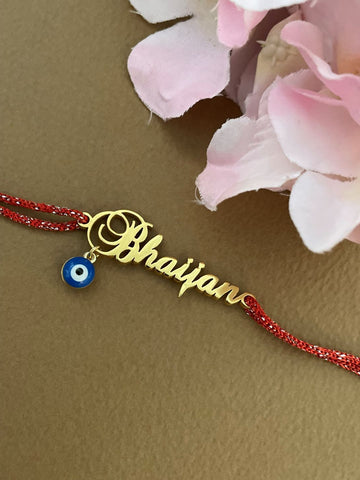 Designer Customized Full Name Pendant Rakhi | Digital Dress Room