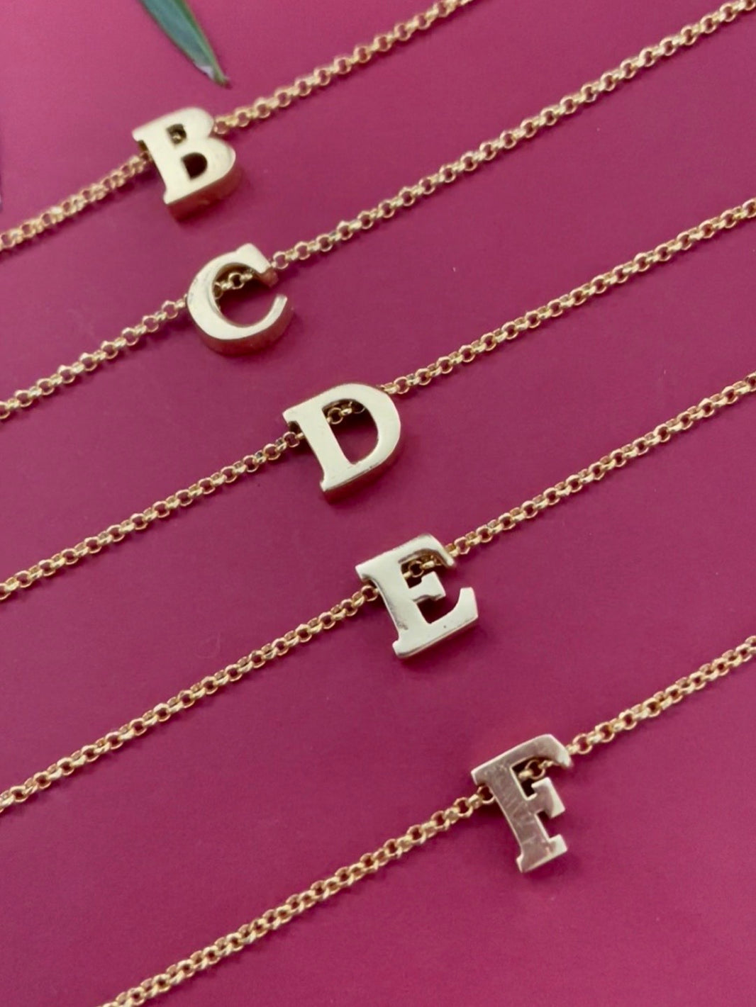 Letter Jewellery – Digital Dress Room